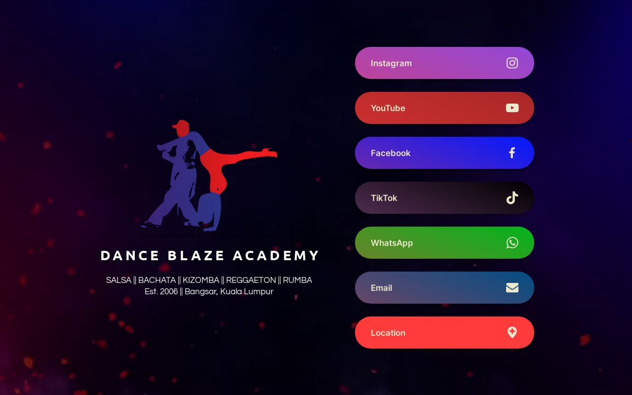 Dance Blaze Academy Links